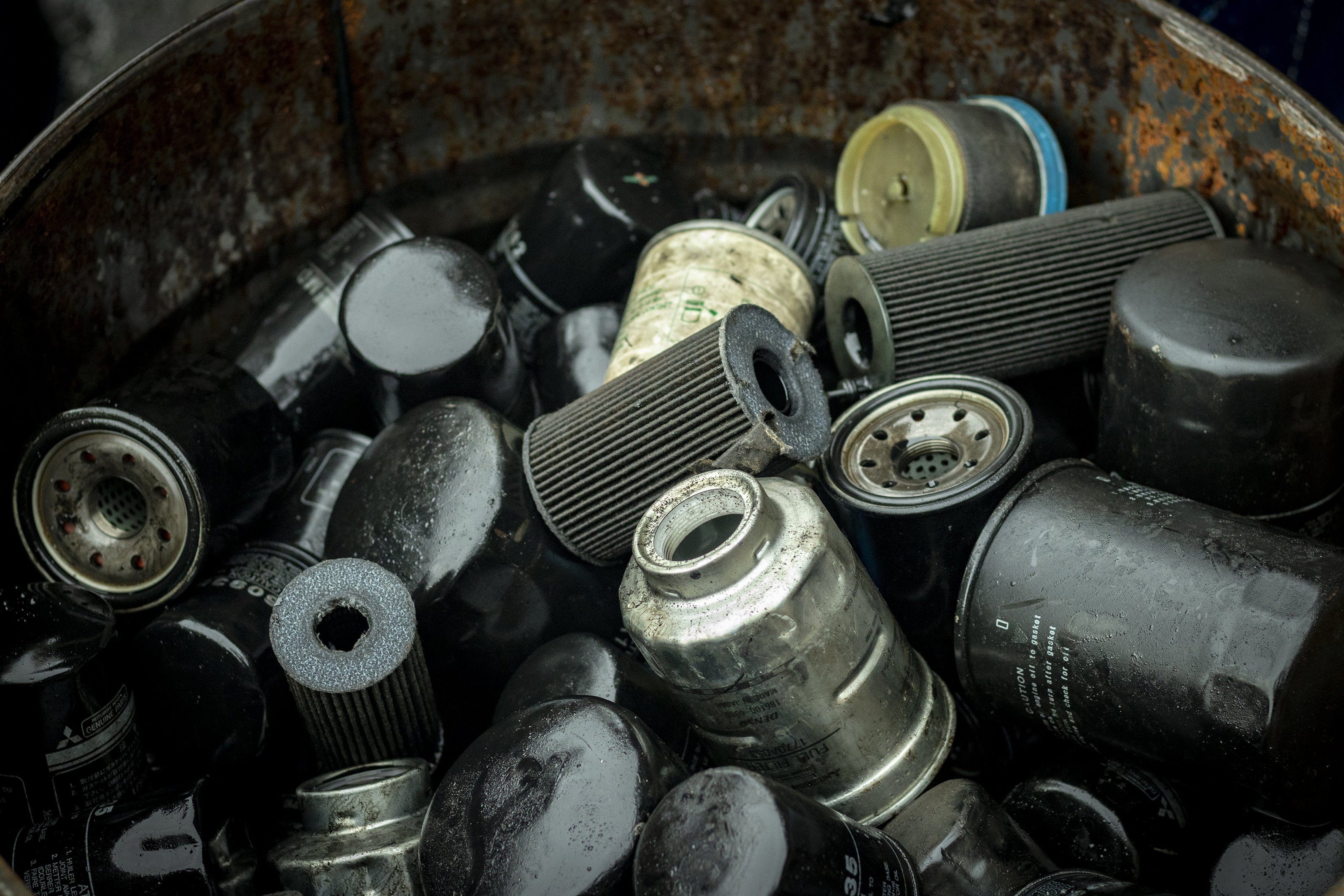 Waste Oil Filters — PCWS